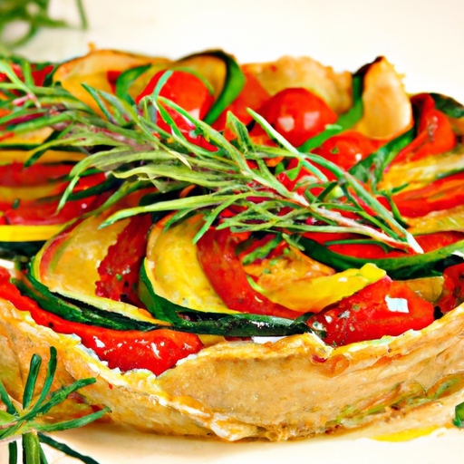 Mediterranean Vegetable Tarte Tatin Recipe - Mediterranean Diet Recipes